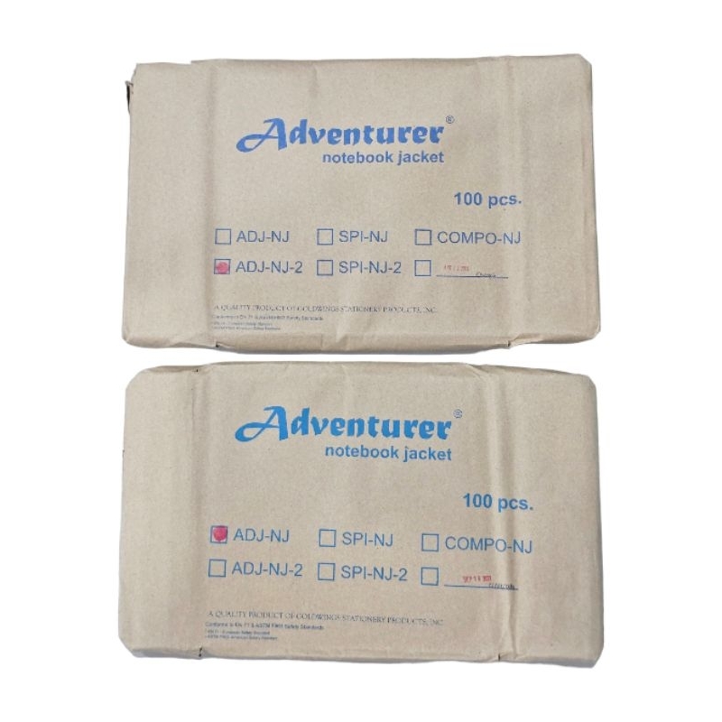 100 Pieces Adventurer Notebook Jacket/ Notebook Cover | Shopee Philippines