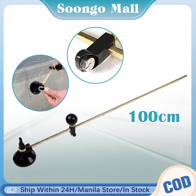 100Cm Circle Circular Cutter Adjustable Glass Compass Knife Round ...