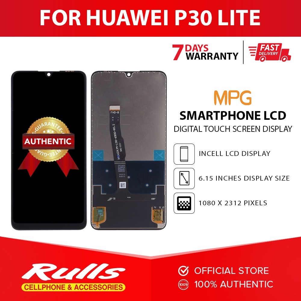 Smartphone LCD for Huawei P30 Lite (INCELL) Digital Touch Screen ...