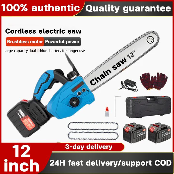 12 inch chainsaw chain electric saw wood cutter electric portable electric saw cutter chainsaw ...