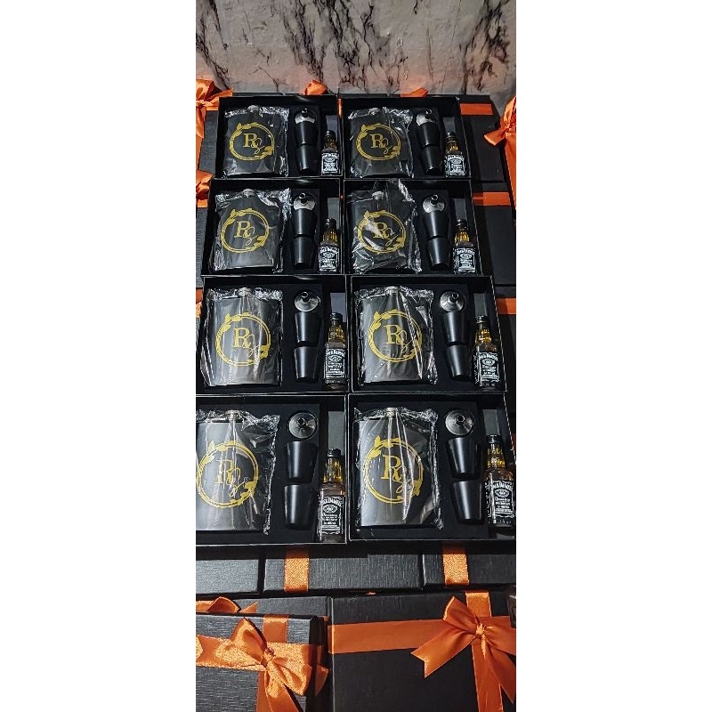 Personalized Wine Flask Set/20 sets | Shopee Philippines