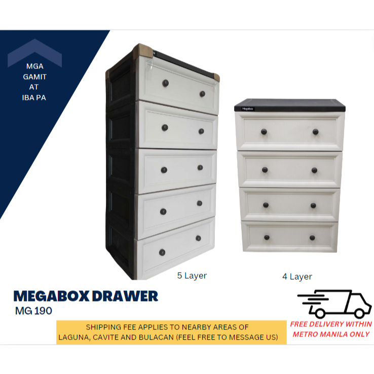 MG 190 MEGABOX DRAWER (FREE DELIVERY WITHIN METRO MANILA) | Shopee ...