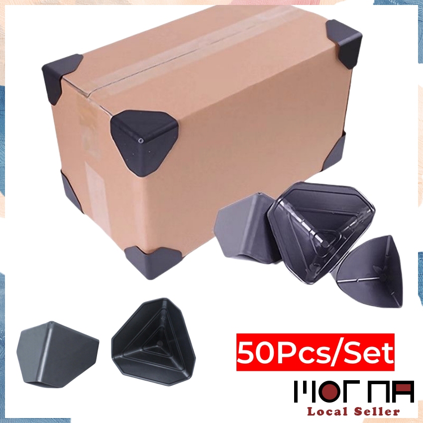 50Pcs/set Thickened Carton Corner Protectors Plastic Box Corner Guard ...