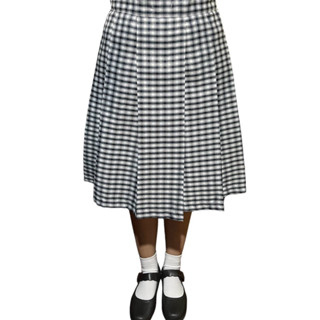 School Uniform checkered navy blue & white Skirt/palda (only) for Girls ...