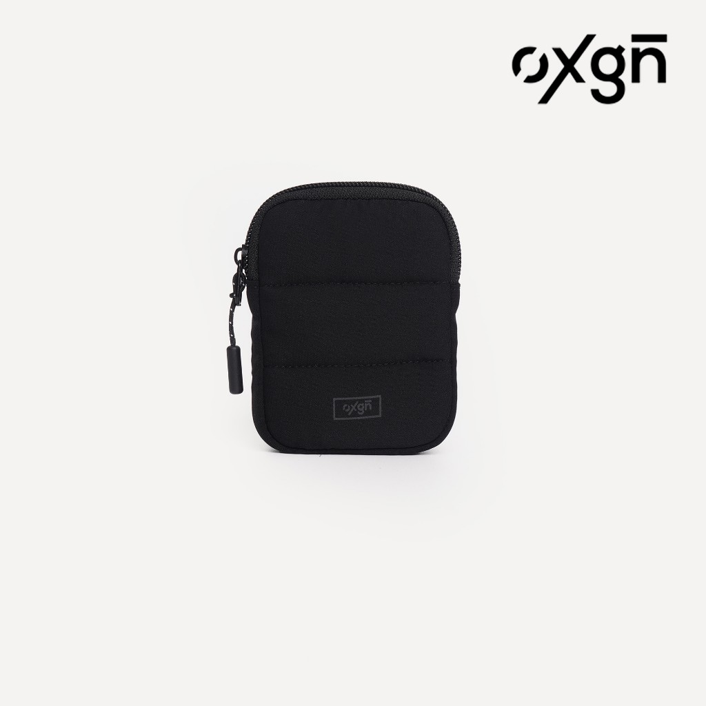 OXGN Quilted Coin Purse For Men And Women (Black/Tan) | Shopee Philippines