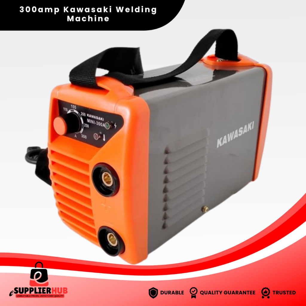 KAWASAKI 300A WELDER MACHINE Portable Welding Inverter 300A Power ARC ...