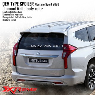 Montero Sport 2016-2025 Pyrenese Black color Rear Spoiler Oem ( Montero ...