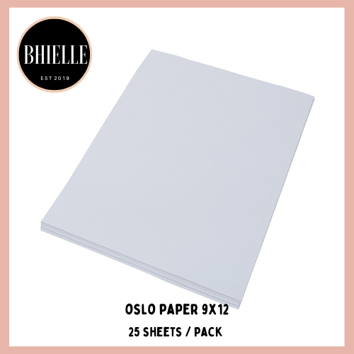 Oslo Paper 9x12 inches (25sheets) | Shopee Philippines