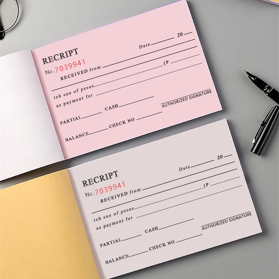 Carbonized Resibo receipt 2x25 pages high-quality commercial delivery ...