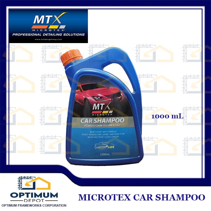 MTX Microtex Car Shampoo 1000mL | Shopee Philippines