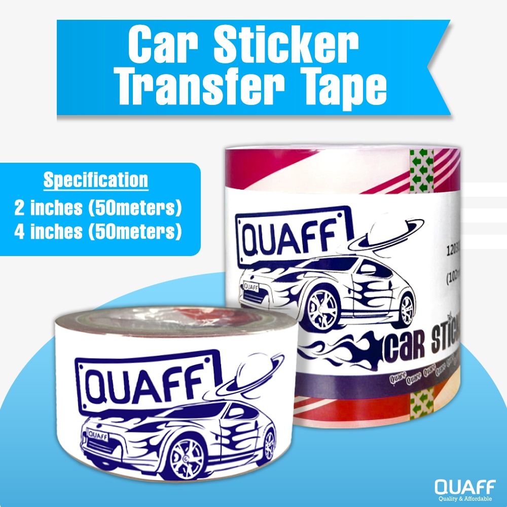 Quaff Transfer Tape for Decals and Cuttable Sticker 50meters ...