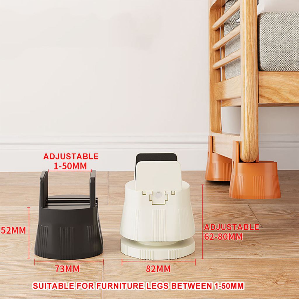 Adjustable Table riser Furniture Riser Bed riser Chair Riser with Screw ...