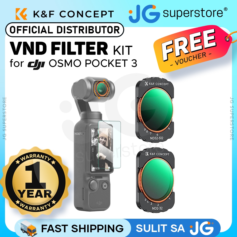 K&F Concept Variable ND Neutral Density Filter Kit for DJI OSMO POCKET ...