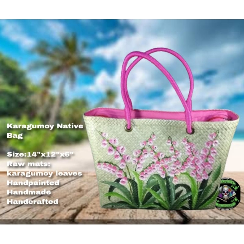 hand painted handmade BIG native bags | Shopee Philippines