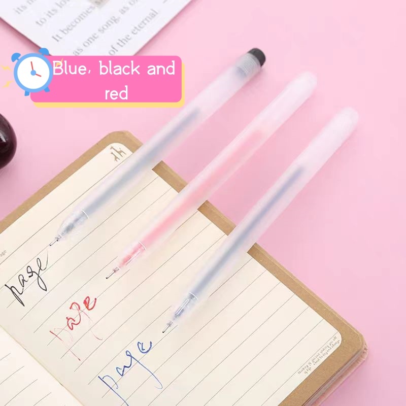 Frosted Sign Pen Writing Ballpen School Supplies for Students 0.5mm ...