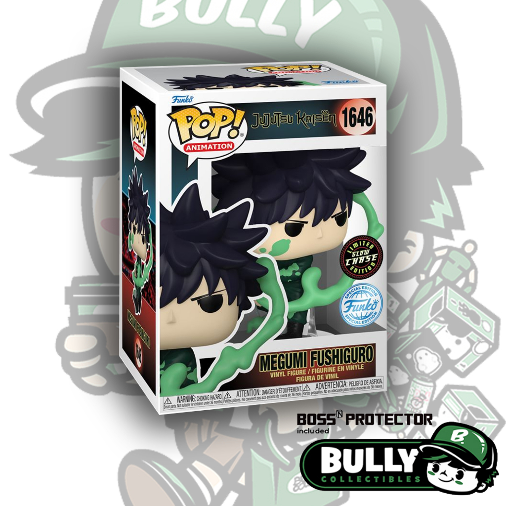 Funko POP! Animation: Jujutsu Kaisen - Megumi Fushiguro GLOW CHASE (FSE ...
