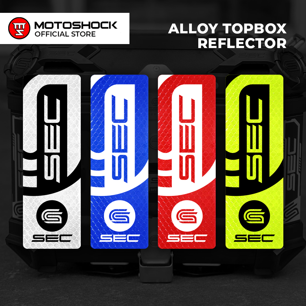 ALLOY TOP BOX REFLECTORIZED STICKER SEC-D WATERPROOF NON FADE LAMINATED ...