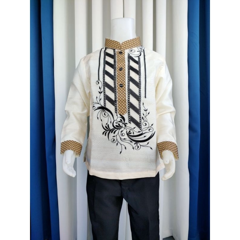 barong for kids monochromatic traditional attire for kids | Shopee ...
