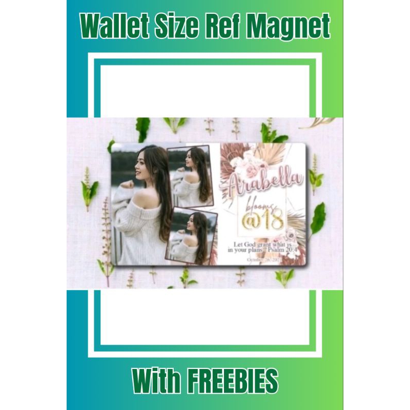 Wallet Size Ref Magnet for All Occasions (Free Layout) | Shopee Philippines