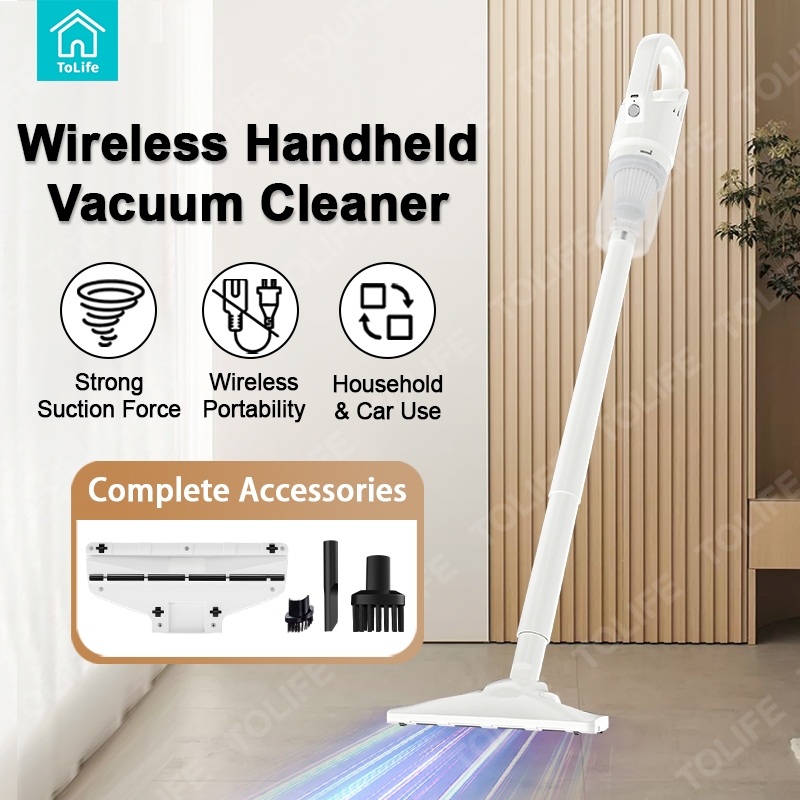 Portable Wireless Vacuum Cleaner Home Handheld Rechargeable Mopping ...