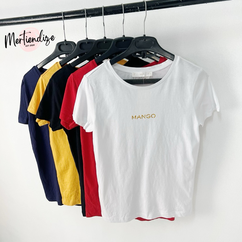 Mango Basic T-Shirt | Authentic Overruns | Shopee Philippines