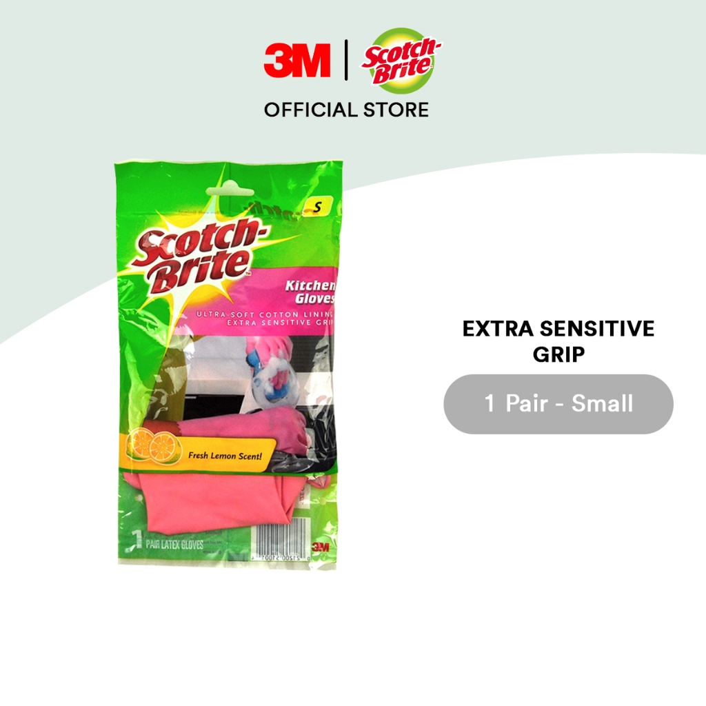 3M™ Scotch Brite™ Kitchen Gloves Small 1pair | Shopee Philippines