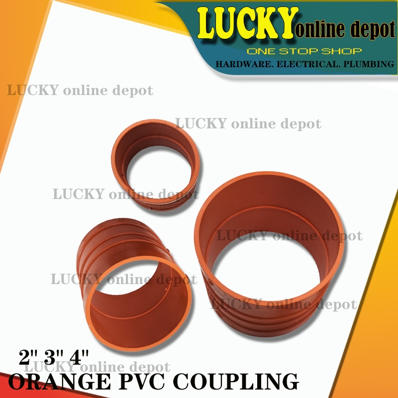 TLX ORANGE PVC COUPLING ( 2" / 3" / 4" ) | Shopee Philippines