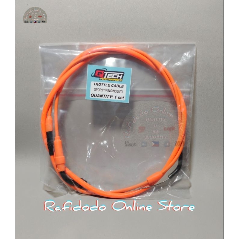 QTECH Quick Throttle Cable for Big Carb Scooter Mio Sporty / Fino ...
