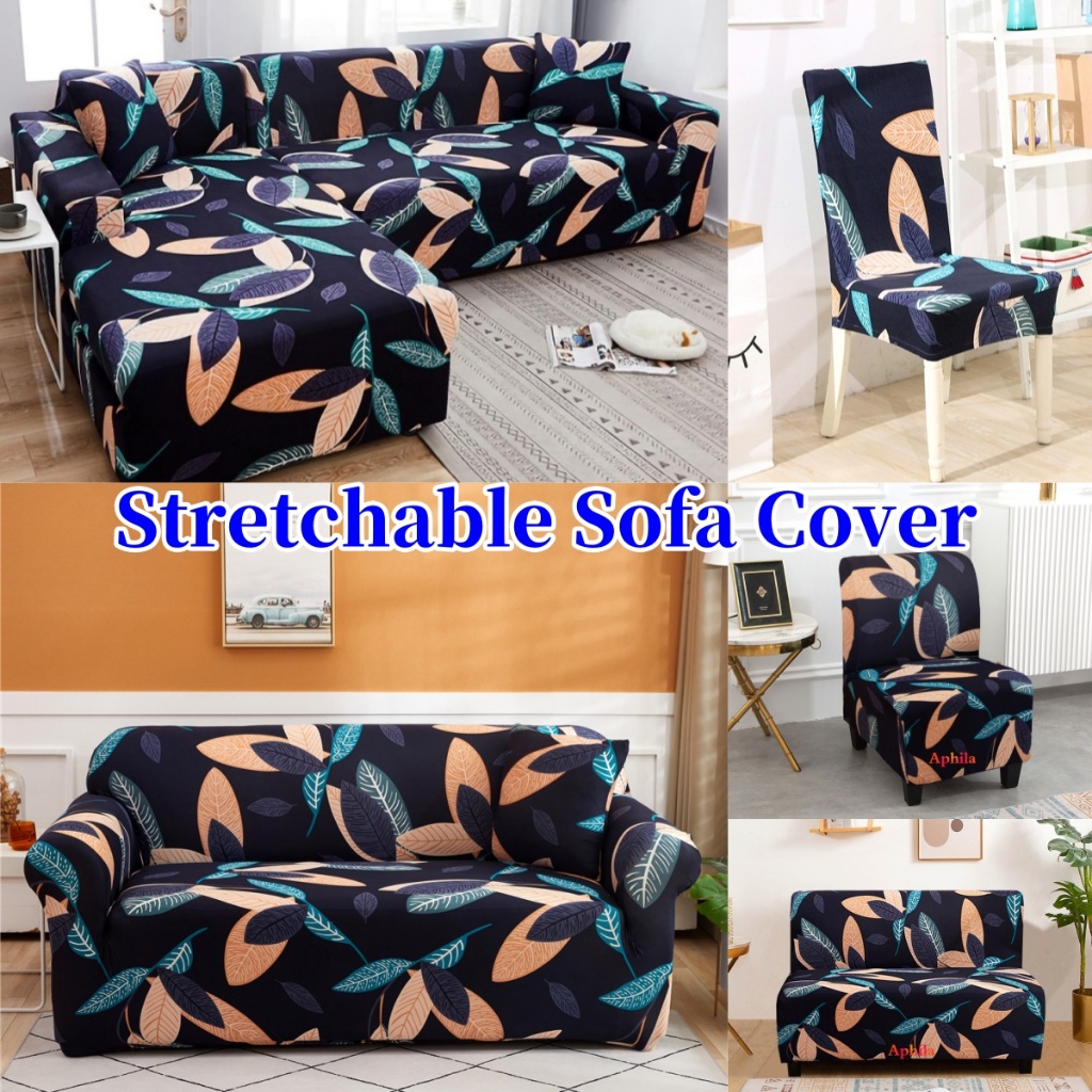 Aphila Single Sofa Cover L Shape Sofa Cover 1/2/3/4 Seater Sofa Cover ...