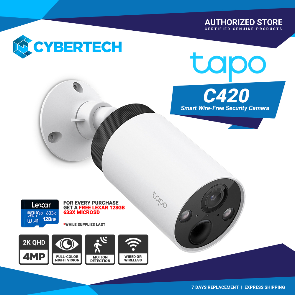 Tp-Link Tapo C420 Tapo Smart Wire-Free Camera | Shopee Philippines