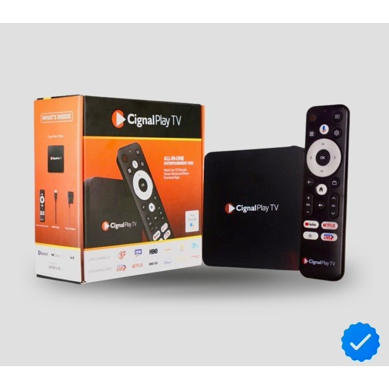CIGNAL PLAY TV ANDROID BOX | Shopee Philippines