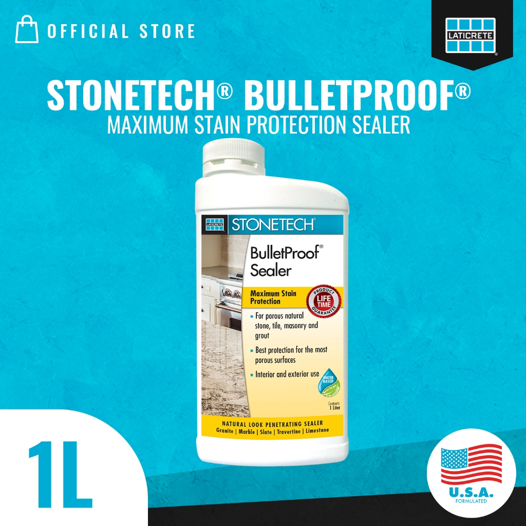 STONETECH® BulletProof® Penetrating Sealer – Professional Stone & Grout ...
