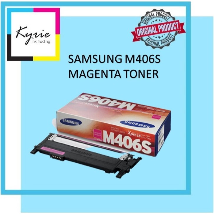 Samsung M406S CLT-M406S Magenta Original Toner Cartridge 406S | Shopee Philippines