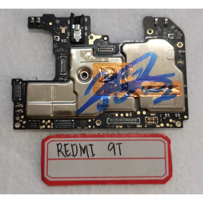 REDMI 9T 4/64 MOTHERBOARD / LOGIC BOARD 100 ORIGINAL TESTED (PLUG AND ...
