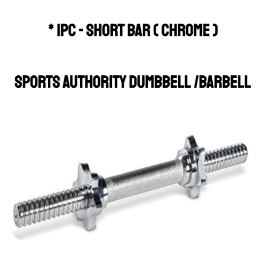 1PC - SHORT BAR (CHROME DUMBBELL BAR) WITH LOCKS W/Rust | Shopee ...