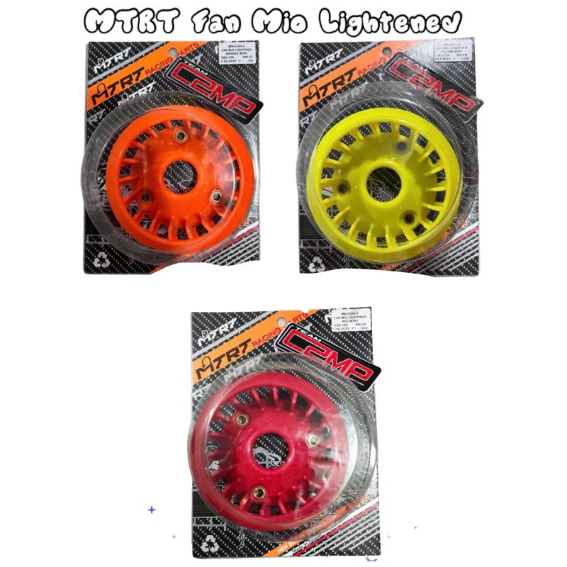 MTRT Fan Mio Sporty Lightened Orange Yellow Red | Shopee Philippines