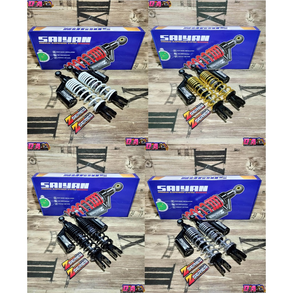 Saiyan Rear Shock Black Series 285mm-305mm For Aerox / Nmax / Pcx / ADV ...