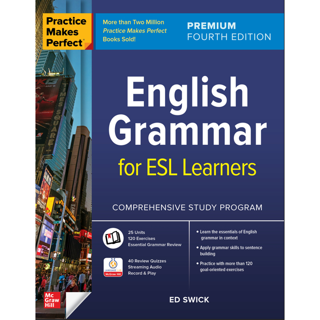 Practice Makes Perfect: English Grammar for ESL Learners, Premium Fourth Edition | Shopee ...