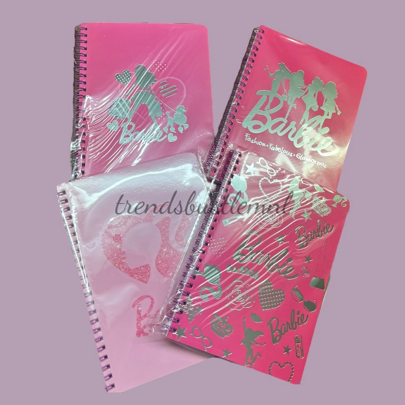 TBM 80 Sheets A5 Pink Barbie Spiral Notebook | Shopee Philippines