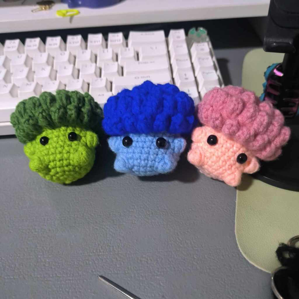 Broccoli Crochet Keychain | Shopee Philippines