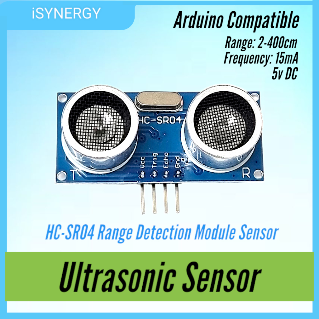 Ultrasonic Sensor Module HC-SR04 Distance Measuring Arduino Wave Detector Ranging for Ard ...