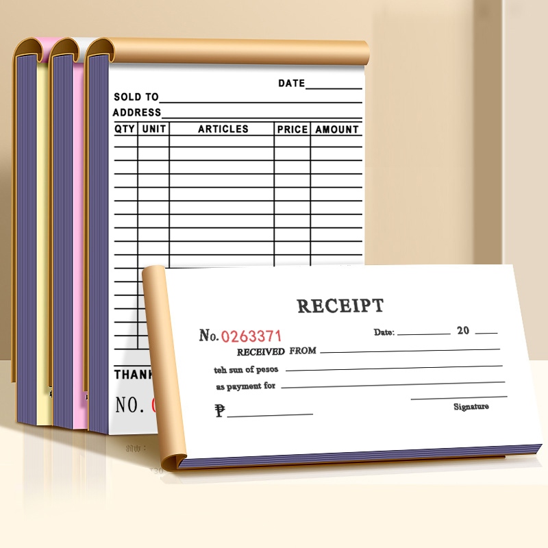 3 Ply Anti-static Carbonization Official Receipt Delivery Receipt ...