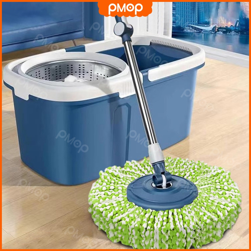 PMOP Magic Spin Mop With Spinner and Bucket Upgraded Stainless steel ...