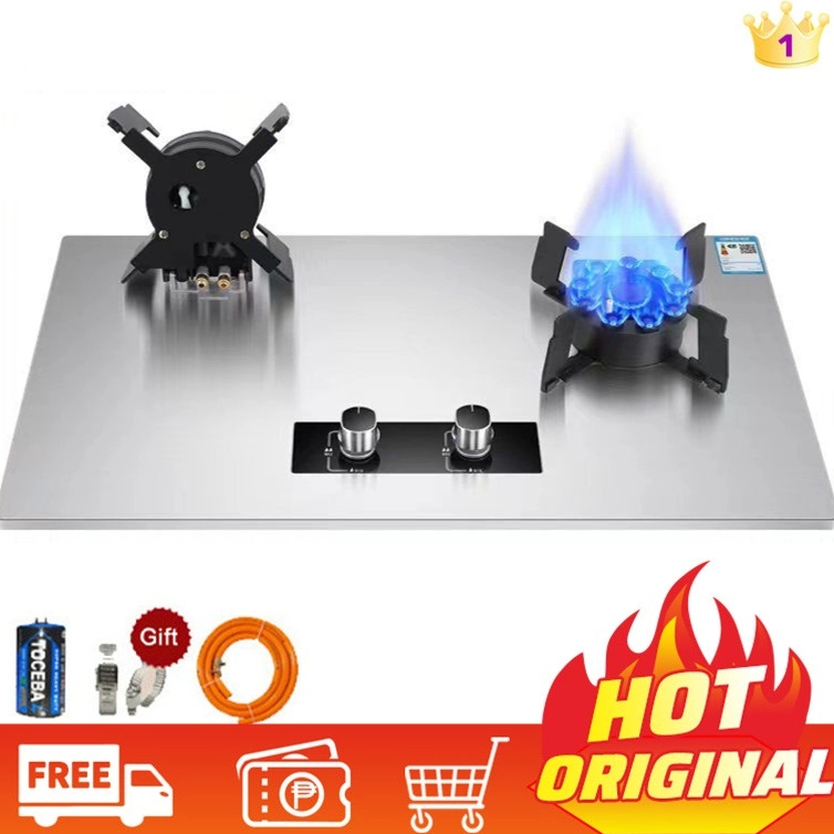 gas stove embedded natural gas liquefied gas stainless steel large gas ...