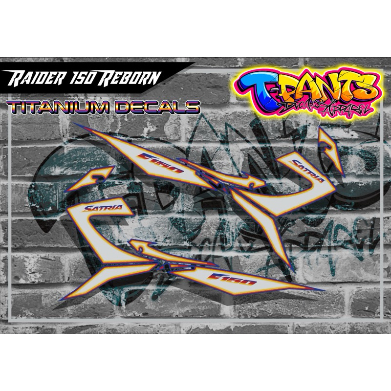 Raider 150 Reborn Titanium Decals | Shopee Philippines