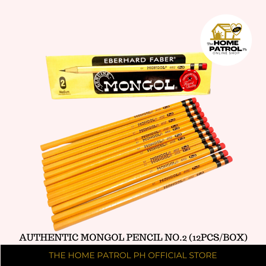 MONGOL Pencil (12 pcs/1 box) with Eraser School Supplies - Original ...