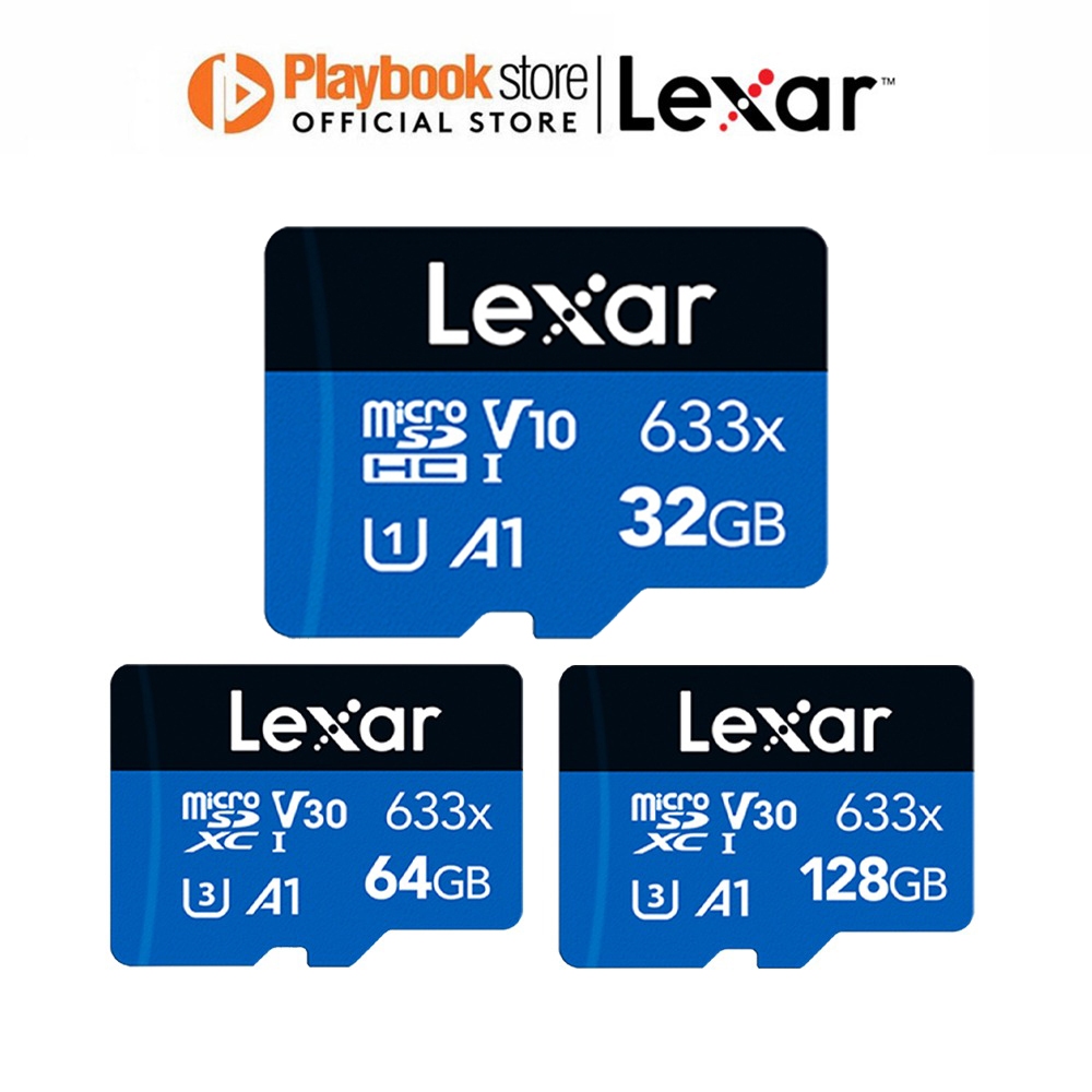 Lexar High Performance 64GB/128GB Blue 633x microSDXC UHS-I Card Micro ...