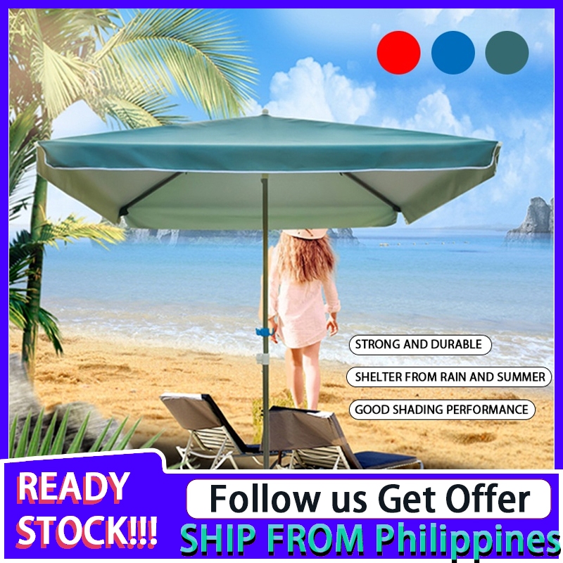 2M*2M Square Retractable Big Umbrella Of Garden Roofing Outdoor Anti Uv ...