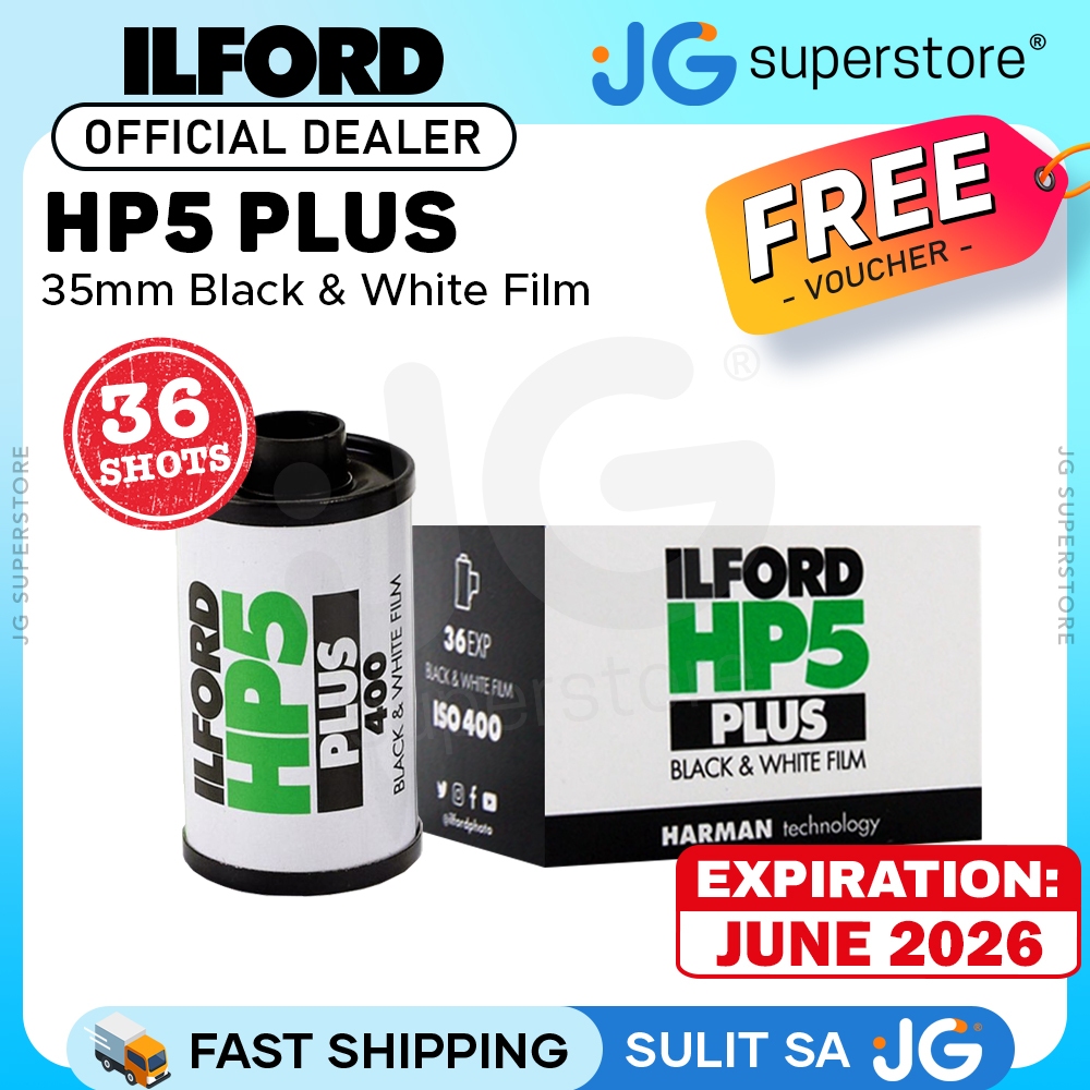 ILFORD HP5 Plus 135 35mm ISO 400 Black and White Negative Film with 36 Exposures | Shopee ...