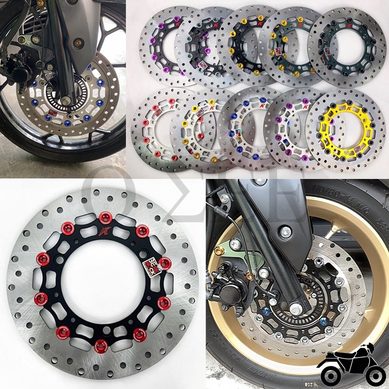 King Drag Front Disc 260MM AEROX V1 V2 3 Holes and AEROX Bracket | Shopee Philippines